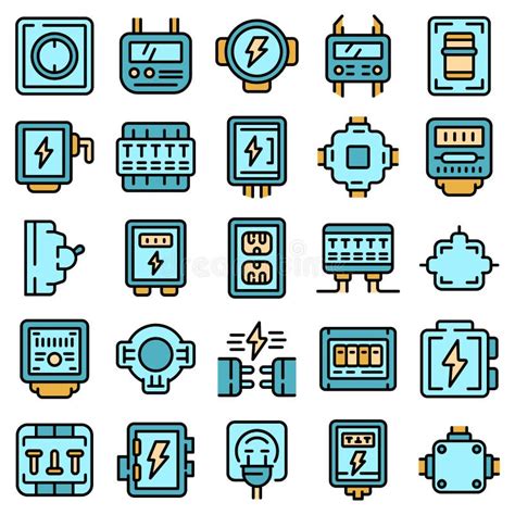 Vector Electric Junction Box Stock Illustrations 176 Vector Electric
