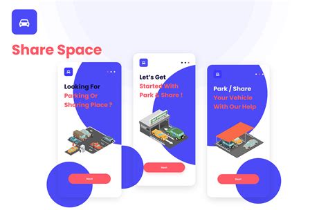Share Space Mobile App Uiux Images Behance