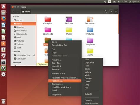 Mude facilmente as cores dos directórios no Ubuntu