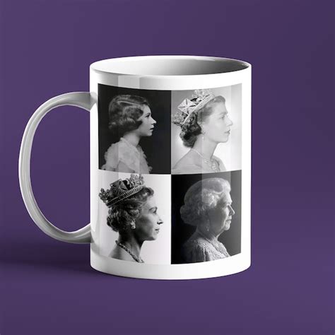 Queen Elizabeth Ii Commemorative Mug Etsy