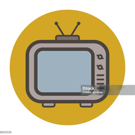 舊電視向量平面樣式向量圖形及更多俄羅斯圖片 俄羅斯 圖示 技術 Istock