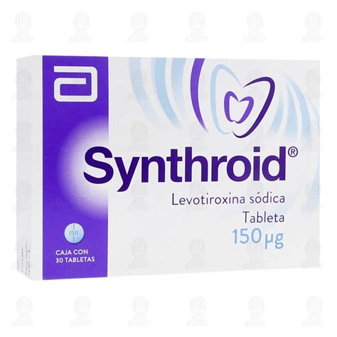 Synthroid 150 Mcg 30 Tabletas