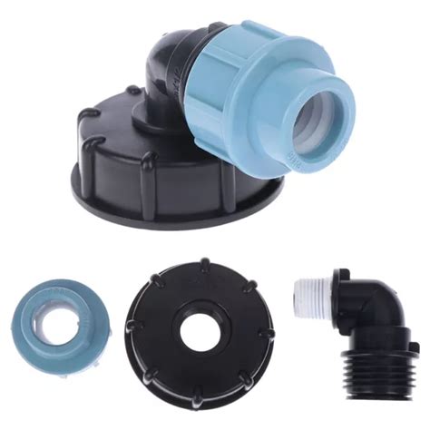 IBC ADAPTER ZUM Verbinden von IBC Wassertank für PE Rohr 20mm 25mm 32mm