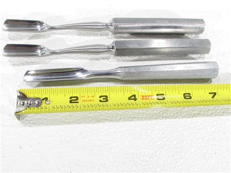 LOT OF 3 SKLAR KNY SCHEERER COBB SPINAL GOUGE ORTHOPEDIC STAPLE