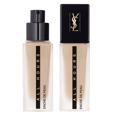 Ysl All Hours Foundation Review And Swatch Before And After