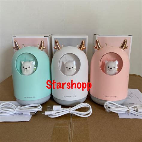 Jual Humidifier Air Diffuser Ultrasonic Mist Maker With 7 Colors Led