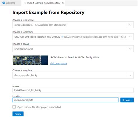 Vs Code Import Example From Mcuxpresso Repository Mcu On Eclipse