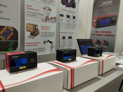 how vzense rgb d tof camera redefines depth sensing at automatica 2023
