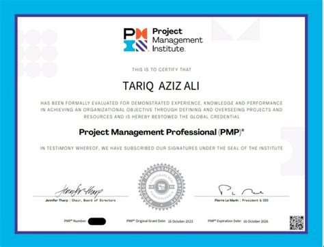 ‏تتواصل سلسلة النجاحات لمتدربينا ‏ ‏safaa Adnan Pmp Authorized