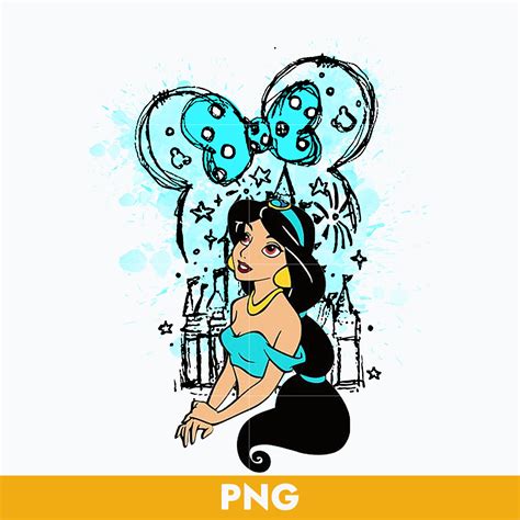 Jasmine Minnie Bow Ears Png Jasmine Princess Png Minnie Mo Inspire