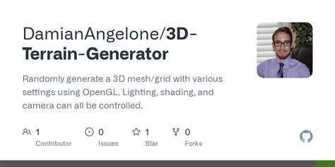 Github Damianangelone3d Terrain Generator Randomly Generate A 3d