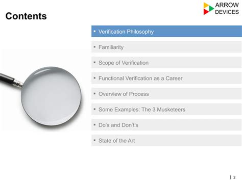 basics of functional verification arrow devices ppt