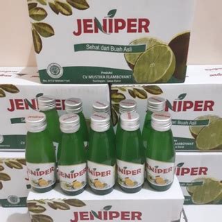 Jual JENIPER Siap Minum Isi 100ml Jeruk Nipis Peras Asli Khas Kab