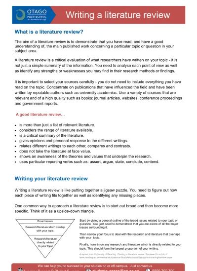 How To Write A Comprehensive Literature Review