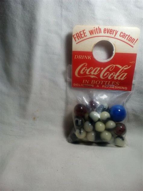 Coca Cola Soda Grocery Store Coke Marbles Bottle Hanger Advertising