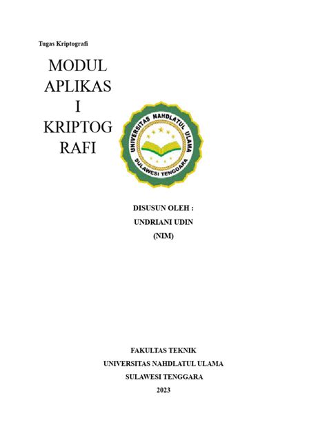 Panduan Aplikasi Enkripsi File Pdf