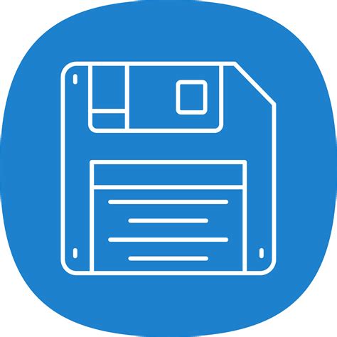 floppy disk line curve icon 40713800 vector art at vecteezy