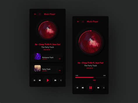 Skeuomorphismneumorphism Music Player Ui Design Music Players Ui Design Interactive Design