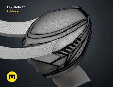 Loki Helm Umriss