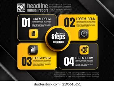 Infographics Design 4 Process Chart Diagram Stock Vector Royalty Free 2195613651 Shutterstock