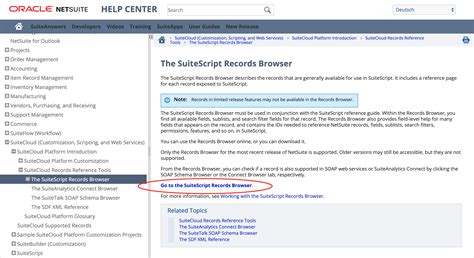 Netsuite Schema Browser At Henry Storms Blog