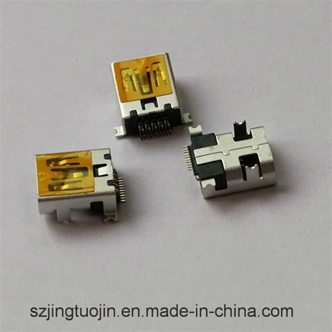 Mini Usb 10 Pin Connector Dip Smt Female China Connector And Mini Usb
