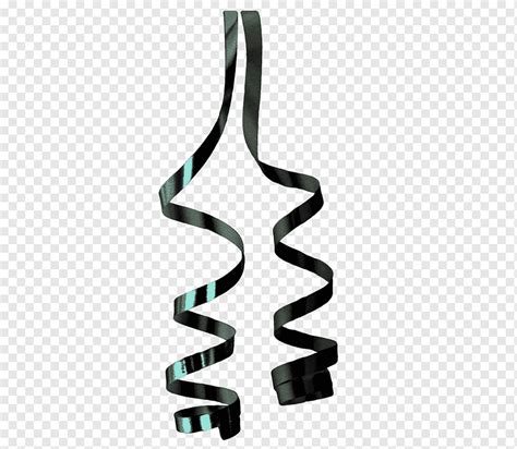 리본 검은 곱슬 리본 각도 사진술 리본 활 Png Pngwing