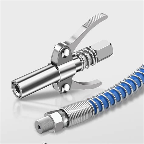 กระบอกอัดจารบี หัวอัดจารบี แบบบีบล็อค 10000psi หัวอัดแบบล็อก หัวอัด