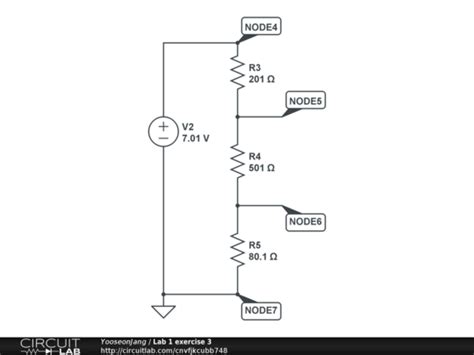 Lab 1 Exercise 3 CircuitLab Lab 1 Exercise 3 CircuitLab