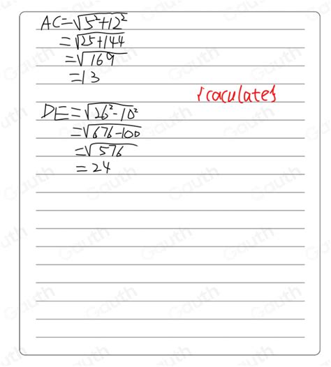 Solved Find The Missing Side In Each Triangle Using Any Method Check Your Answers Using A