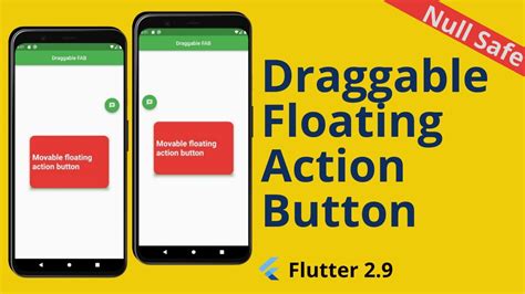 Flutter Draggable Floating Action Button Movable Floating Action
