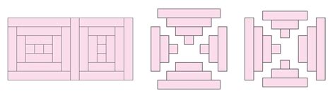 Two Ways To Make A Diamond Quilt Top With Courthouse Steps Blocks