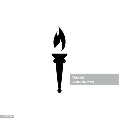 火炬圖示向量插圖設計標誌向量圖形及更多事件圖片 事件 徽章 成功 Istock