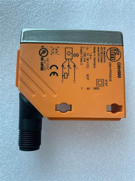IFM Diffuse Reflection Sensor O5H500 New In Box One Year Warranty
