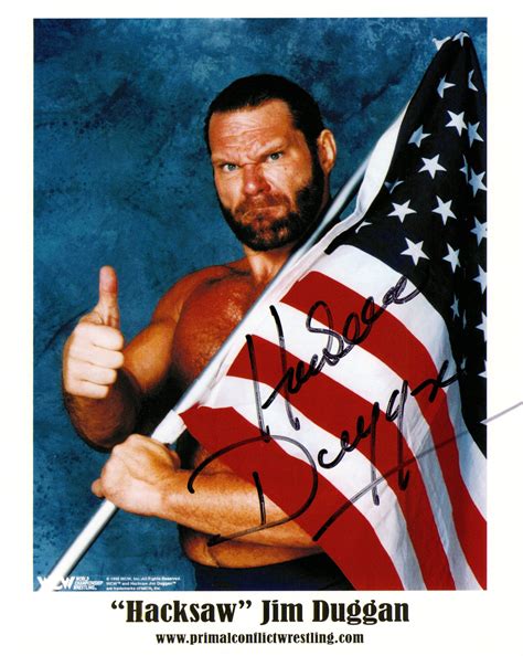 Hacksaw Jim Duggan Signed 8x10 Photo Signed By Superstars