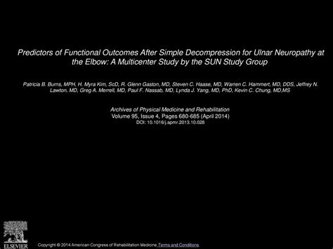 Predictors Of Functional Outcomes After Simple Decompression For Ulnar