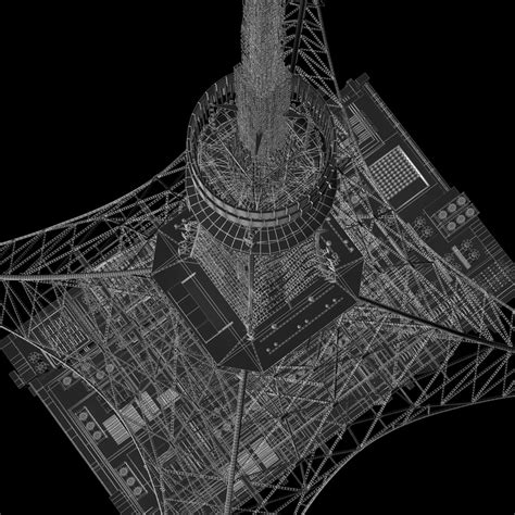 Tokyo Tower 3d Model