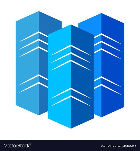 Blue Databank Server Background Blue Rack Vector Image