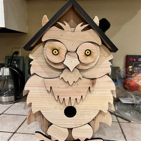 Cedar Men Diy Birdhouse Plans Cnc Router Dxf Birdhouse Plans Modern