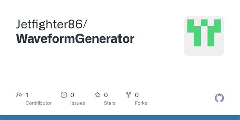 GitHub Jetfighter86 WaveformGenerator