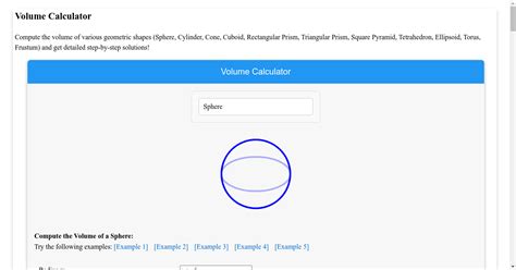 Volume Calculator With Step By Step Solutions