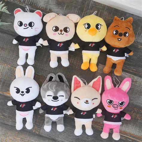 SKZOO STRAY KIDS Plush Toy Leeknow Hyunjin Doll Kids Adult Birthday ...