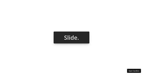 Spring Slide Codesandbox