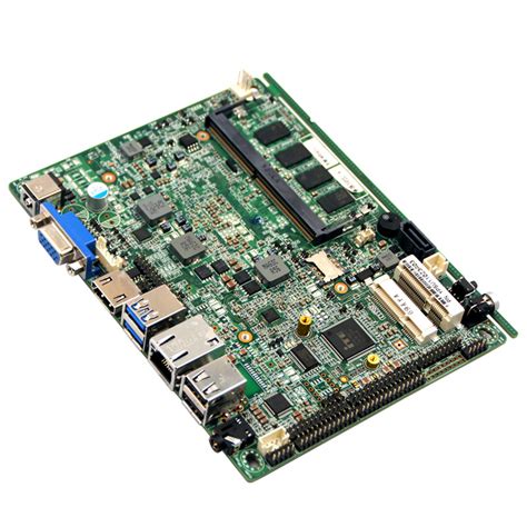 Mini PC Board Msata DDR4 VGA Lvds Display Dual LAN Motherboard 2USB HD 6COM PS2 SATA DC12V Mini