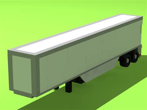 Lego Moc 6 Wide Dry Van Trailer By The Lego Master Rebrickable