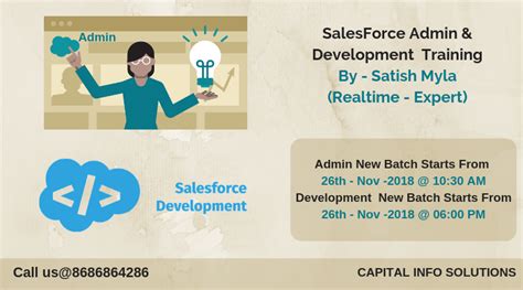 Register Now Salesforce Admin And Development New Batches Starts From Monday 26th Nov 2018