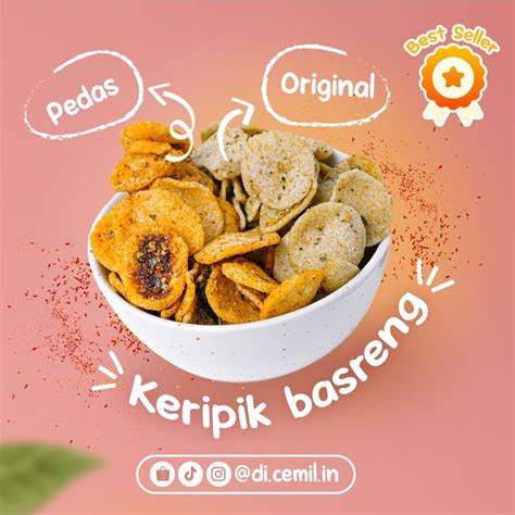 Jual BEST SELLER Keripik Basreng Baso Goreng Basreng Shopee Indonesia