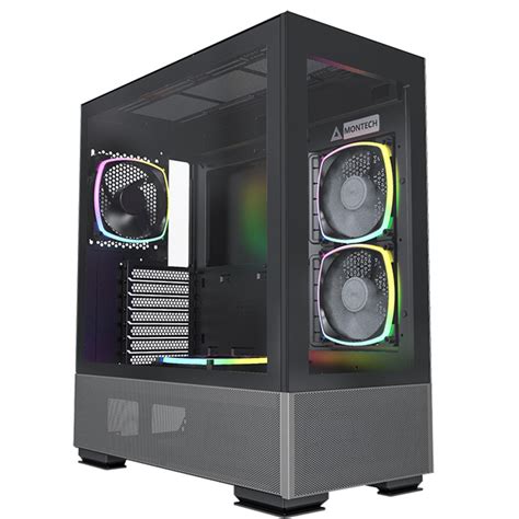 Gabinete Gamer Montech Sky Two ARGB Mid Tower Vidro Temperado ATX