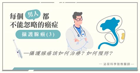 泌尿科診療室 李致樵醫師 🤜🤛遇到了就讓醫師陪你一起面對。攝護腺癌是泌尿科最常見的癌症，也是泌尿科最複雜的癌症。它