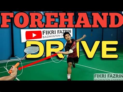 SIMPLE TEKNIK FOREHAND DRIVE FOREHAND DRIVE TUTORIAL YouTube